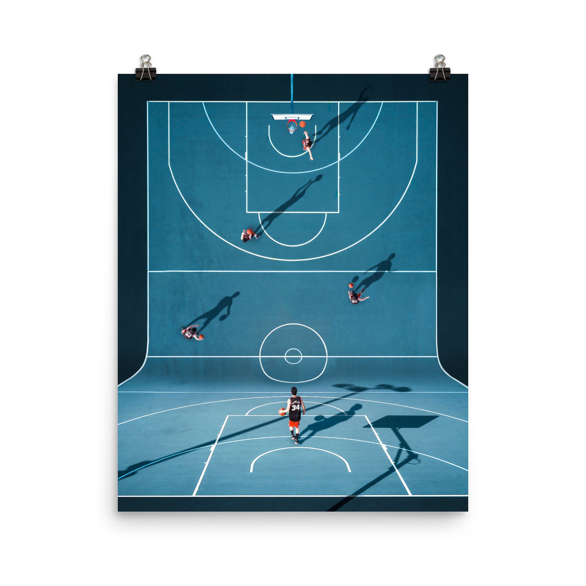Basketball Court Inception – Photography Prints by Demas